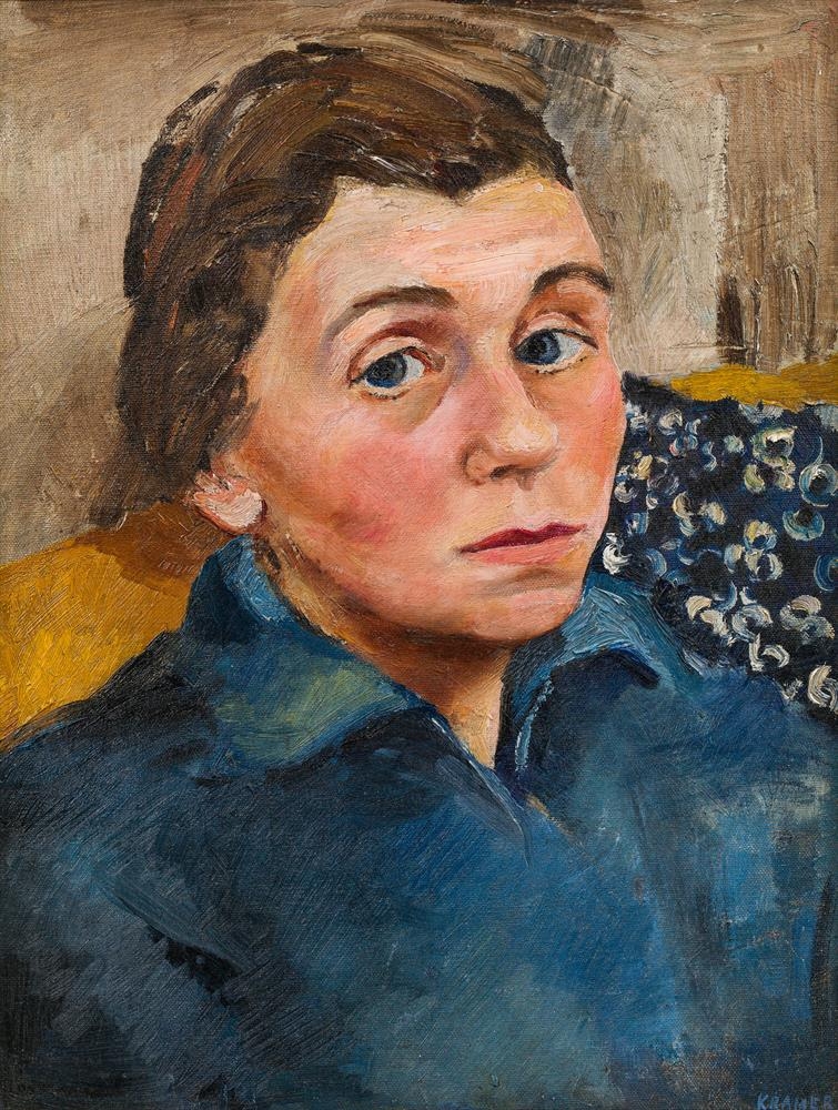 Edith Kramer | Portrait of Elisabeth Neumann-Viertel (1941) | MutualArt