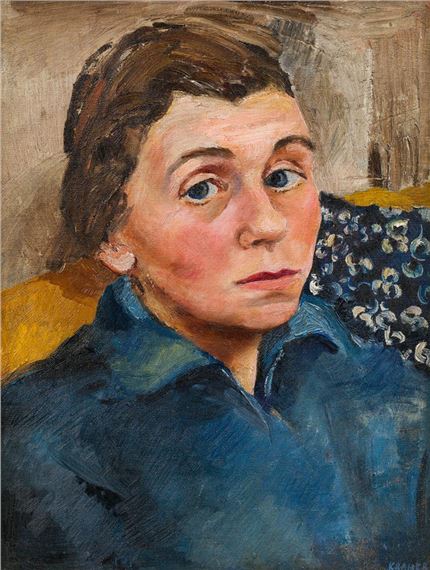 Edith Kramer | Portrait of Elisabeth Neumann-Viertel (1941) | MutualArt