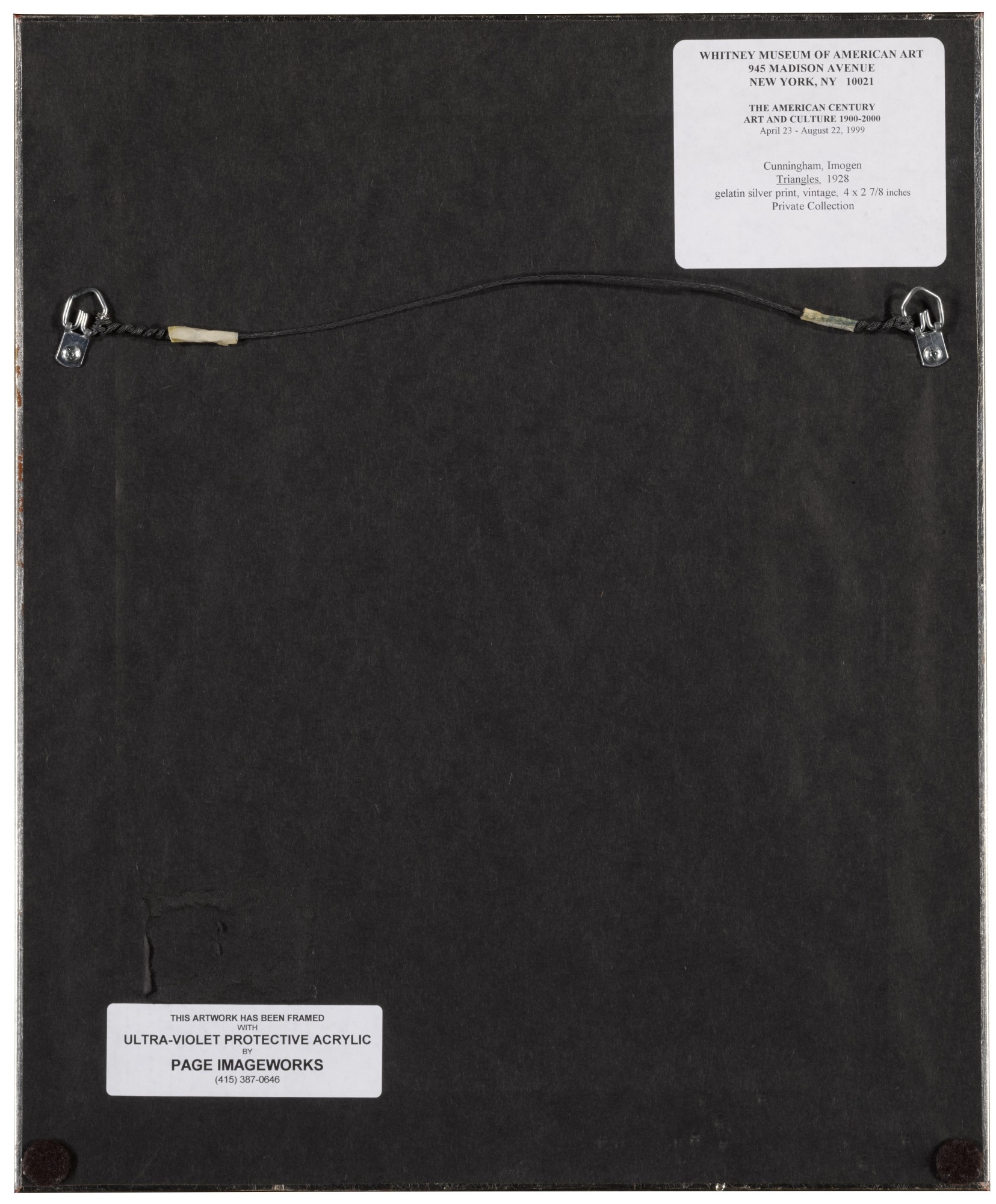 Imogen Cunningham | Triangles (1928) | MutualArt