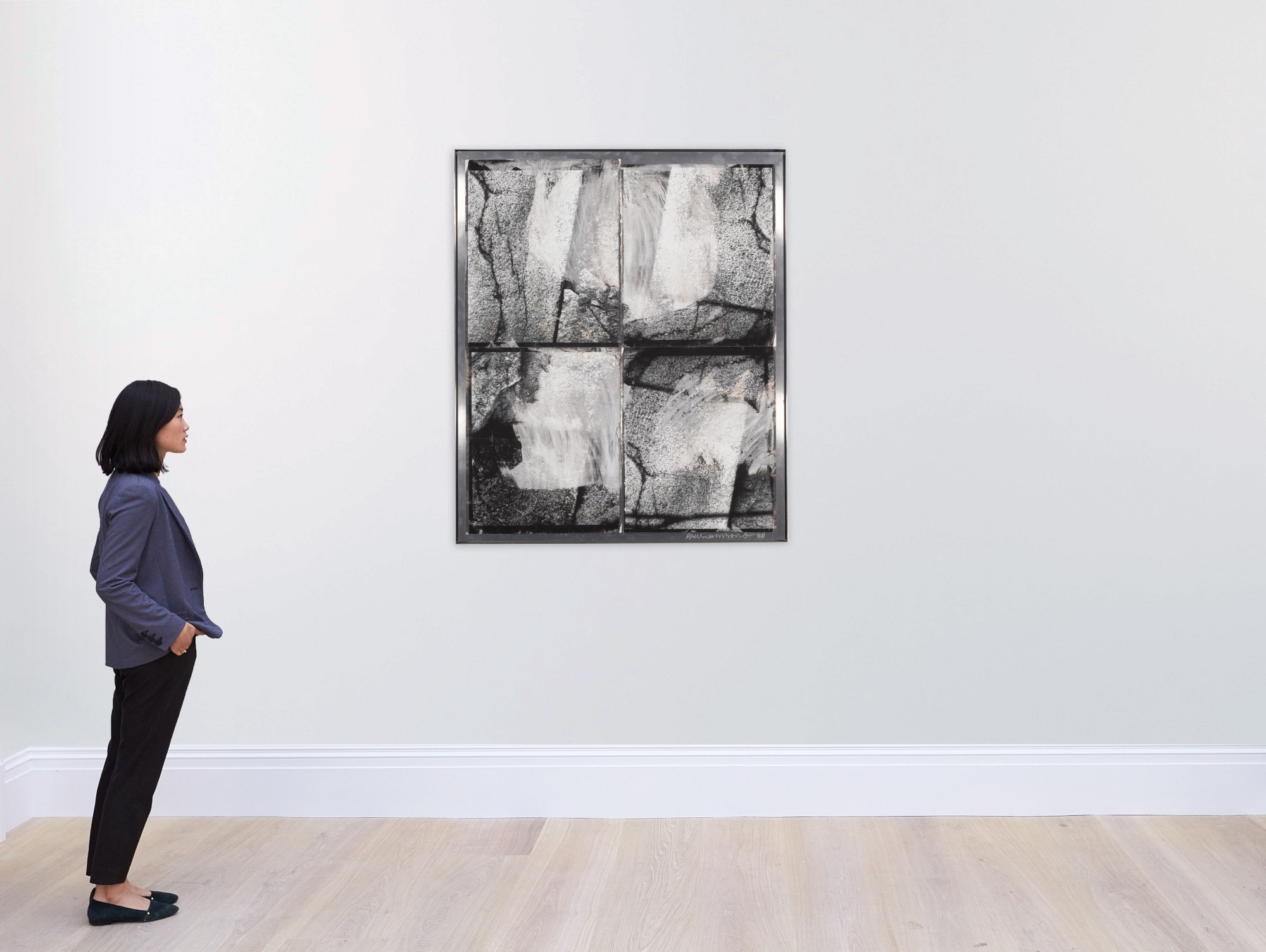 Robert Rauschenberg | Imperial Palace Wall, Japan (from the Bleacher ...