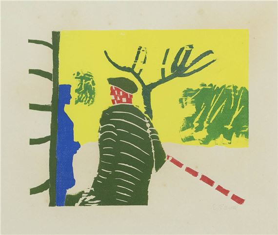 Raveel Roger | 'Ontmoeting met het blauw van de vrouw' (1983) | Compare ...