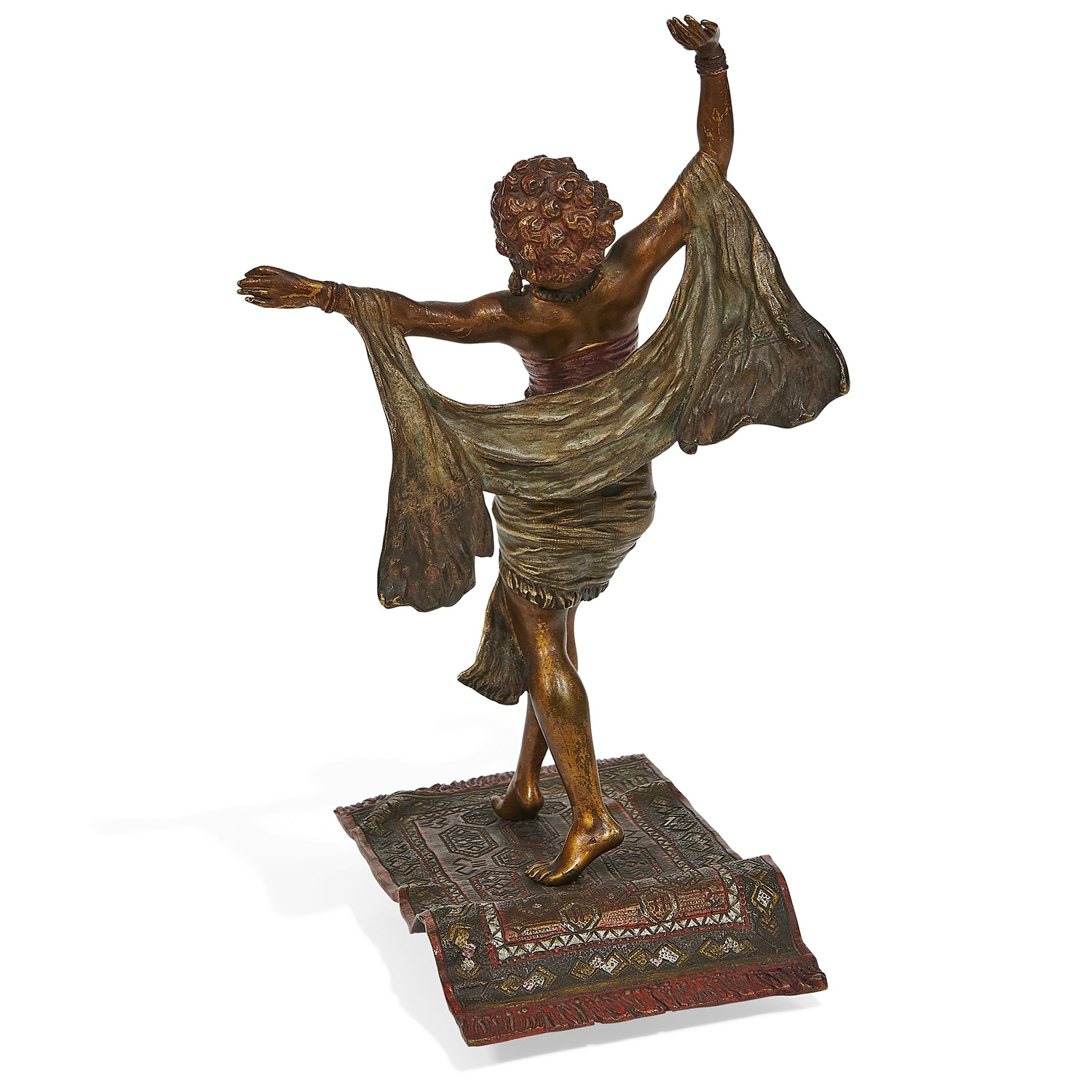 Richard Thuss | belly dancer with rug | MutualArt