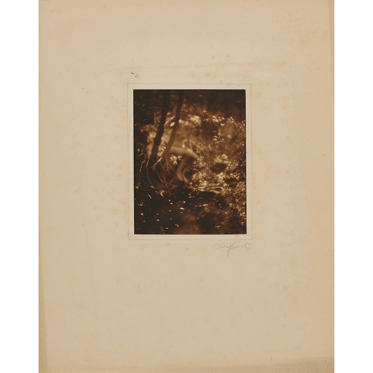 Charles J. Cook | Nudes in Woodland Landscapes (four works) | MutualArt
