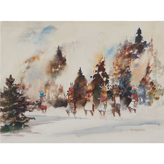 Jeffrey Lunge | Hopi Winter Solstice Kachinas | MutualArt