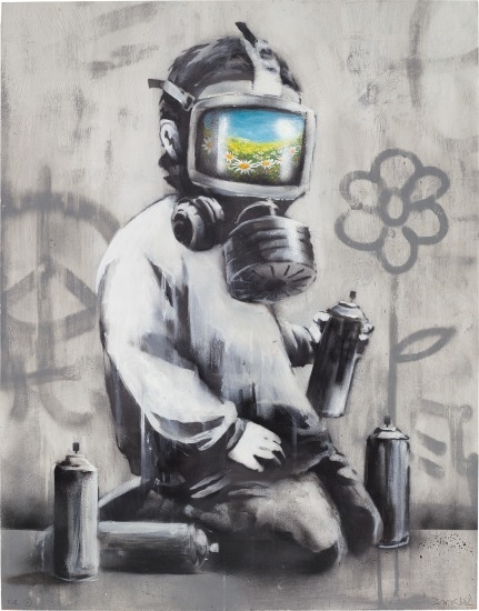 Banksy | Go Flock Yourself (2008) | MutualArt