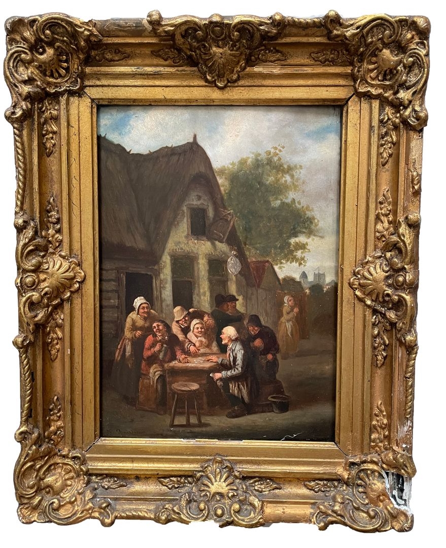 Georges Louis Charles Busson | The card game | MutualArt