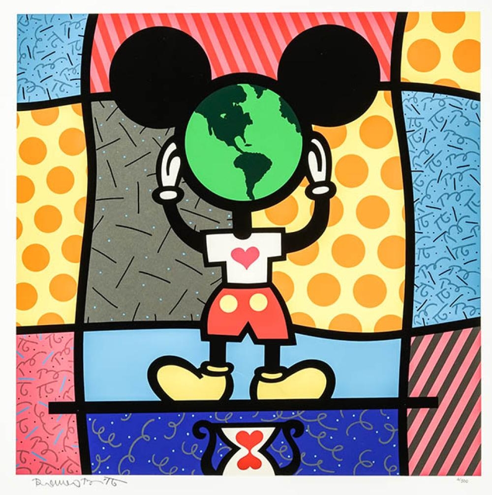 Romero Britto | Mickey Mouse | MutualArt