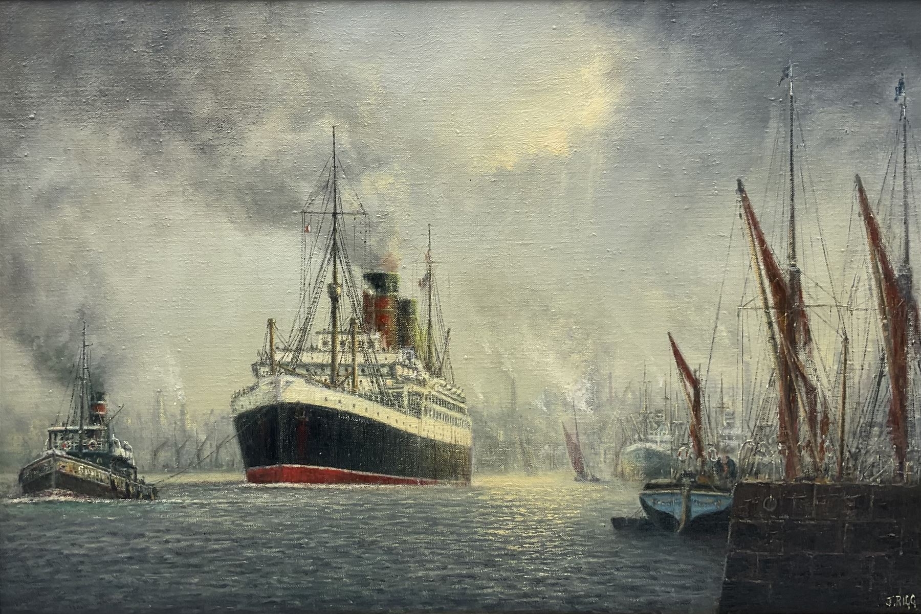 Jack Rigg | 'London Shipping' (1987) | MutualArt