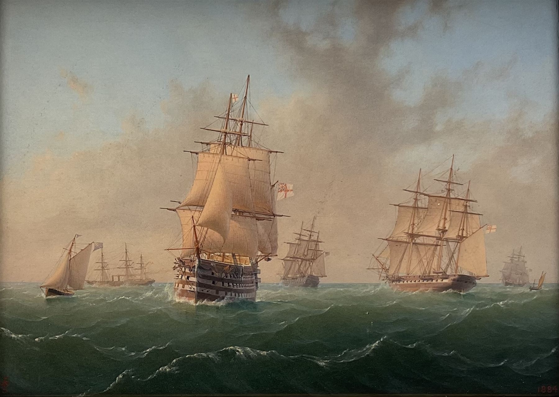 William Frederick Settle | British Men o' War other Sail and Steam ...