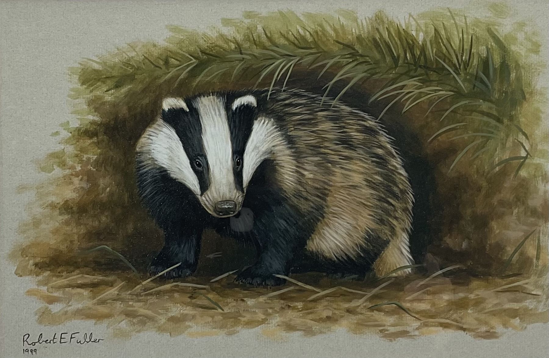 Robert E. Fuller | Study of a Badger (1999) | MutualArt
