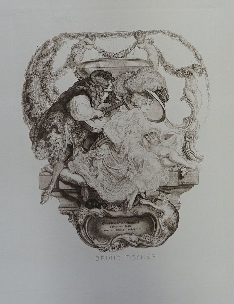 Franz von Bayros | Zwölf ausgewählte Exlibris (1920) | MutualArt