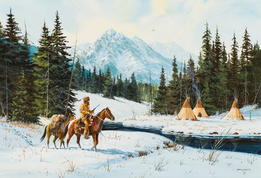 Gerry Metz | Teton Trappers | MutualArt
