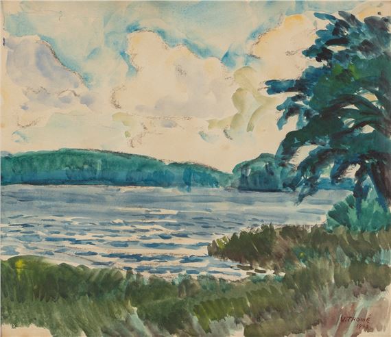Verner Thomé | Shorelandscape (1943) | MutualArt