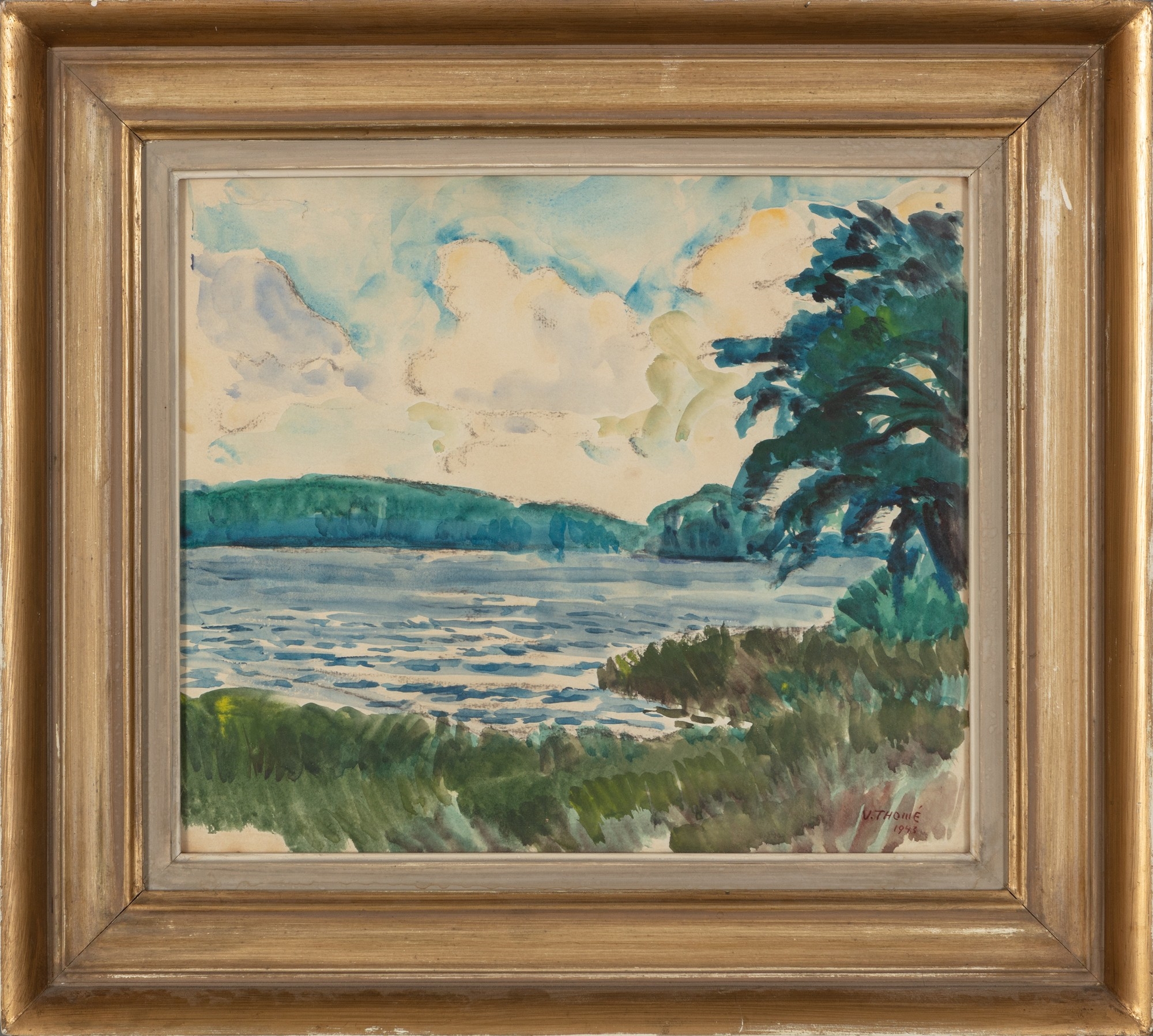 Verner Thomé | Shorelandscape (1943) | MutualArt