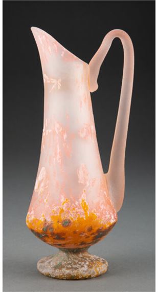Daum Frères | Cameo Glass Pitcher | MutualArt