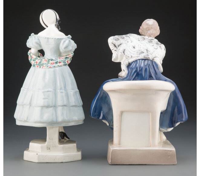 Friedrich Siegfried Goldscheider | Two Goldscheider Glazed Ceramic ...