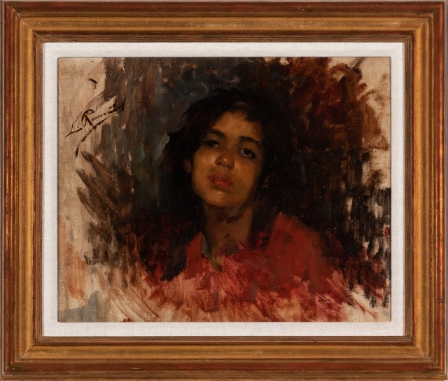 Leopoldo Romañach | Portrait of a Woman | MutualArt