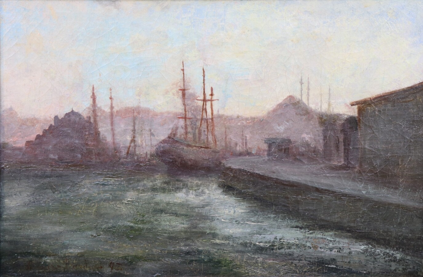 Francois Leon Prieur-Bardin | Vue d'Istanbul (1893) | MutualArt