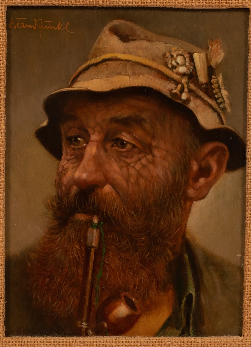 Bernd Funke | MAN WITH A PIPE | MutualArt