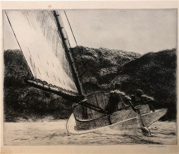 Edward Hopper | Sailboat | MutualArt