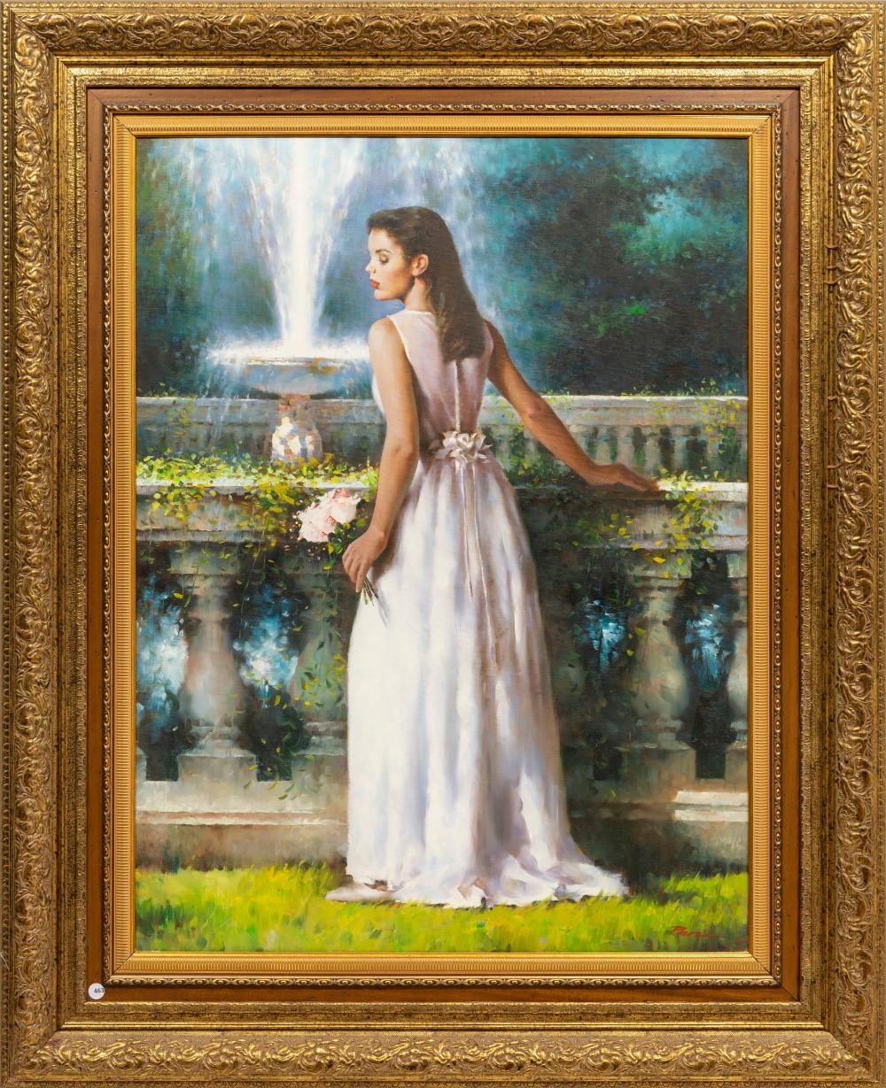 Stephen Pan | Girl with Roses | MutualArt