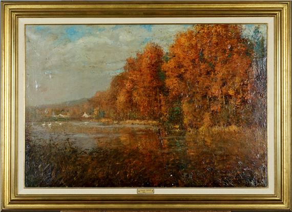 Joseph Caron | Etang en automne (1907) | MutualArt