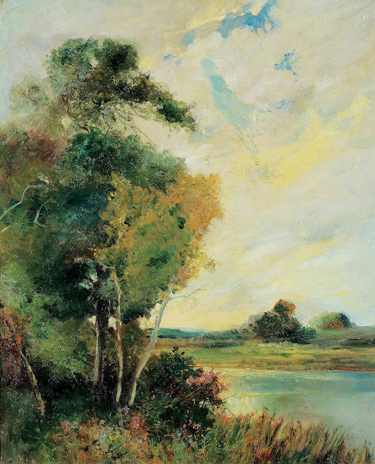 Augustus F. Kenderdine | Untitled - Trees on the Bank | MutualArt