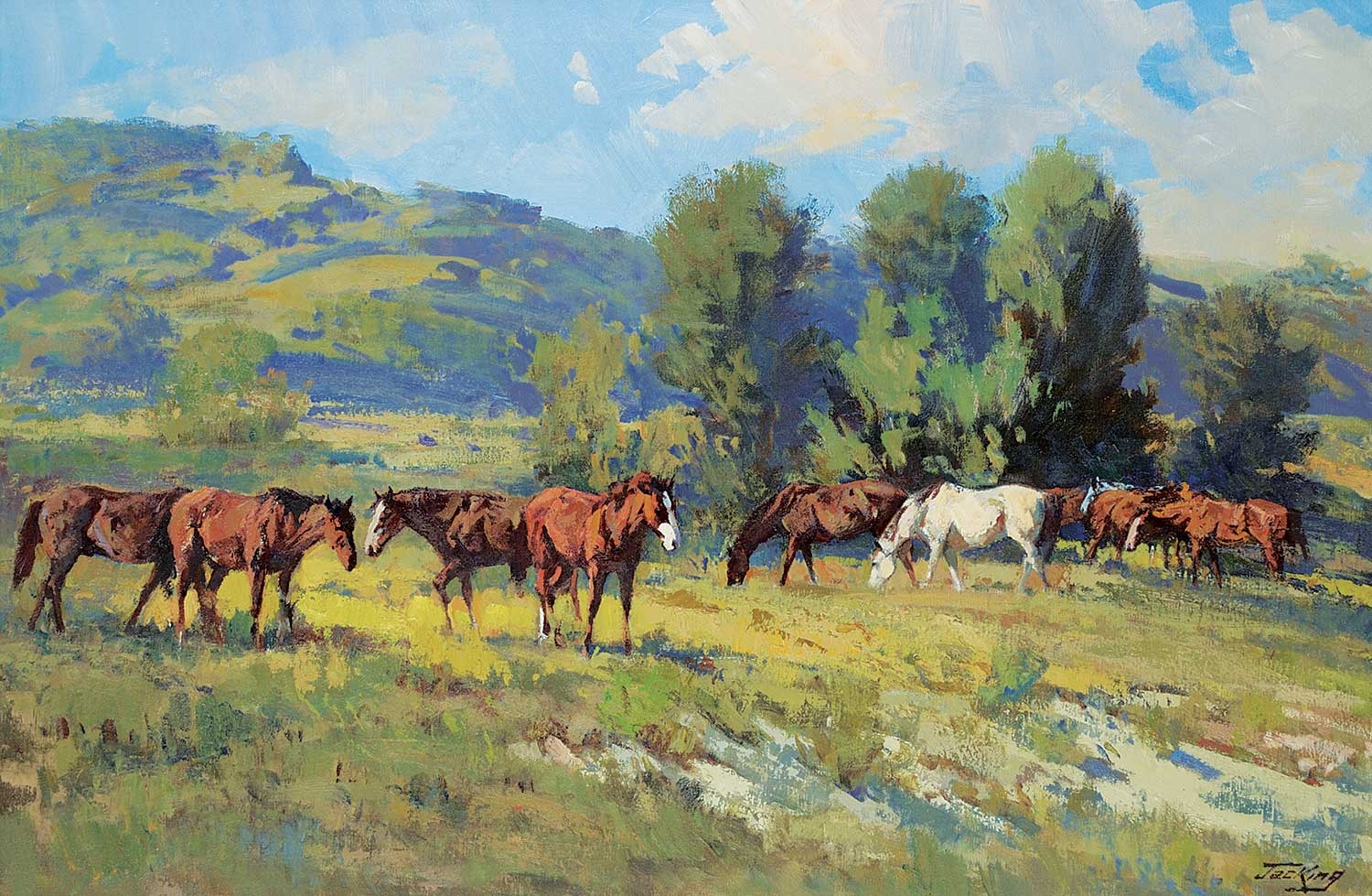 Jack Elmo King | Untitled - Brood Mares | MutualArt