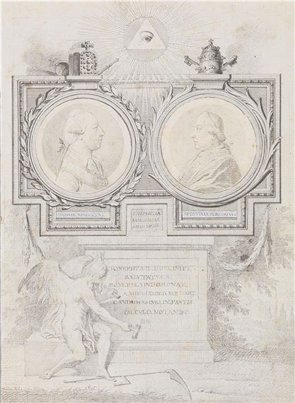 Johann Esaias Nilson | Portrait of Joseph II and Pope Pius VI | MutualArt