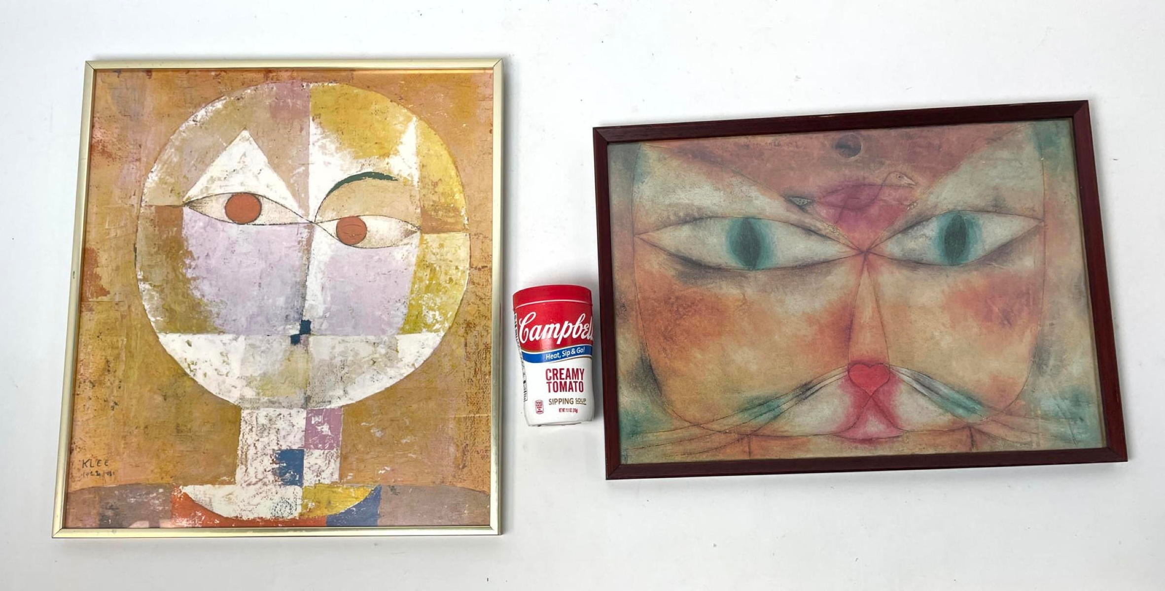 Paul Klee | Face Portrait and Cat | MutualArt