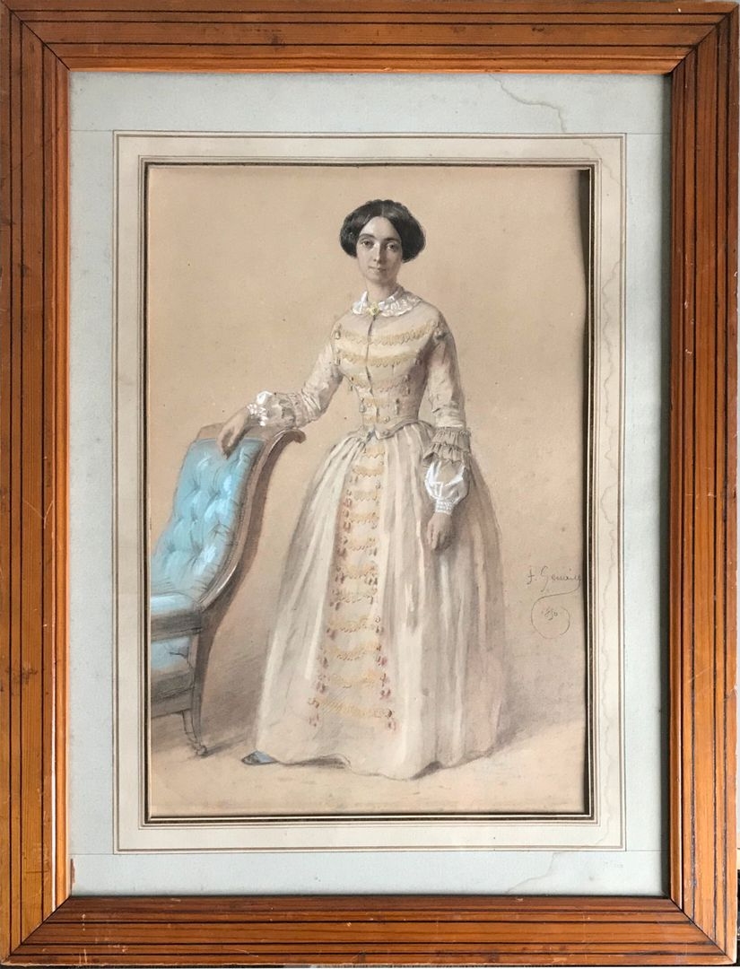 Felix-François Genaille | Portrait de M. Douglas et sa fille (1852 ...