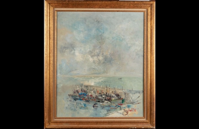 Jean Pollet | Fishing boats (1986) | MutualArt