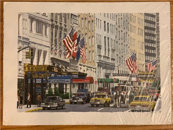 Joe Jaqua | New York City landscape of Central Park South | MutualArt