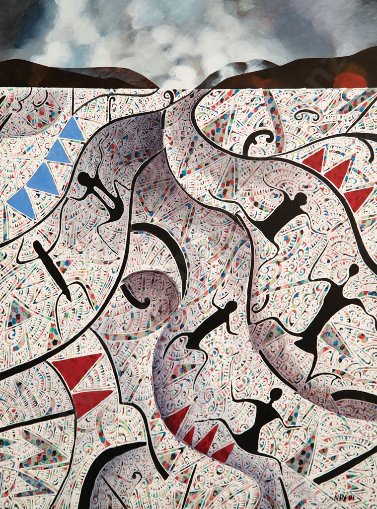 Buck Nin | Dancing on the Flats (1991) | MutualArt