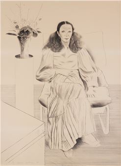 David Hockney | Brooke Hopper, from Friends (1976) | MutualArt