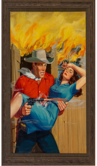 Sam Cherry | Burned Prairies, Thrilling Ranch Stories cover (1943 ...