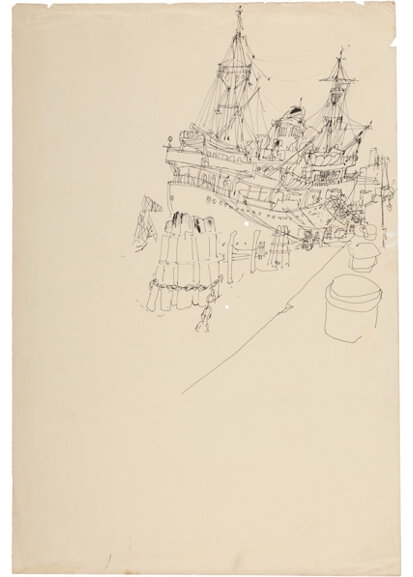 Shel Silverstein | Cityscapes, Playboy interior illustration studies ...