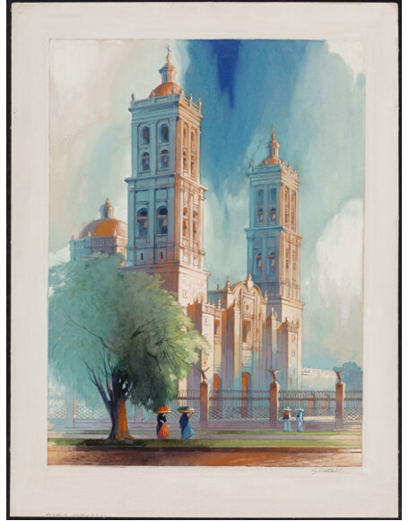 Al Mettel | Puebla Cathedral, Morning Sun Mount Vernon, United Nations ...