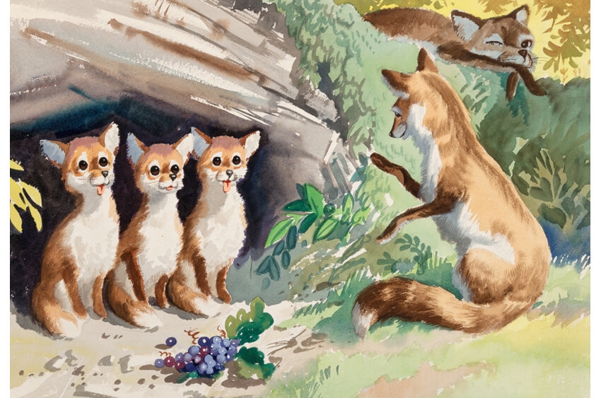 John Pike | John Pike Watercolor Panning for Gold | MutualArt