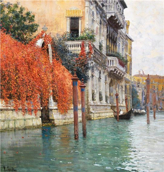 Vincenzo Caprile | Canal in Venice | MutualArt