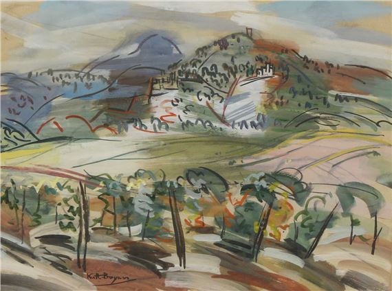 Keith Stuart Baynes | A vineyard | MutualArt