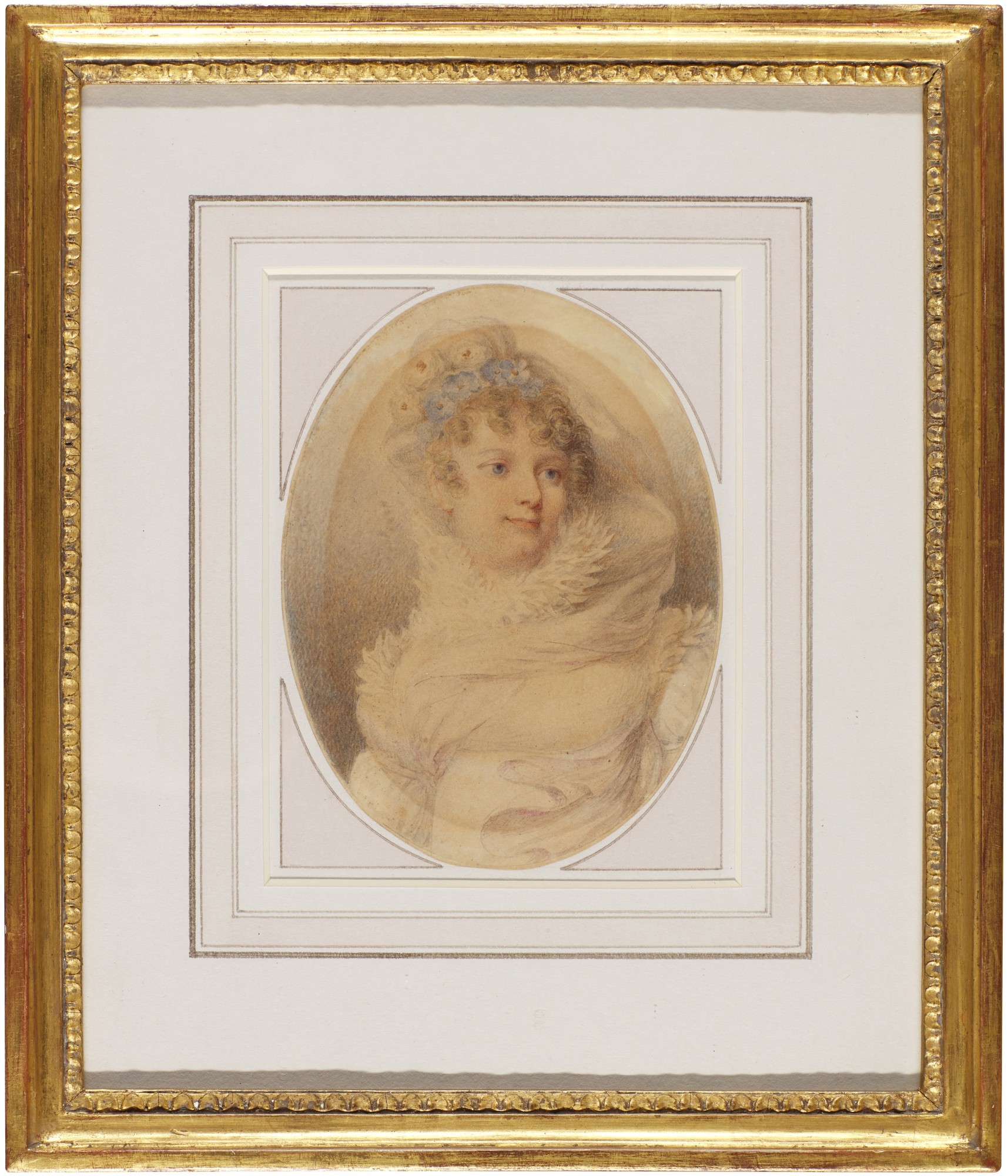 Jean Baptiste Isabey | Portrait of a lady (Circa 1820) | MutualArt