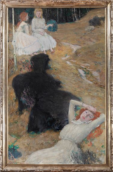Jan Preisler | Tři dívky v lese (1906) | MutualArt