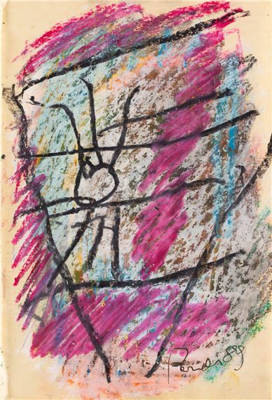 Panek Jerzy | Portret (1989) | MutualArt