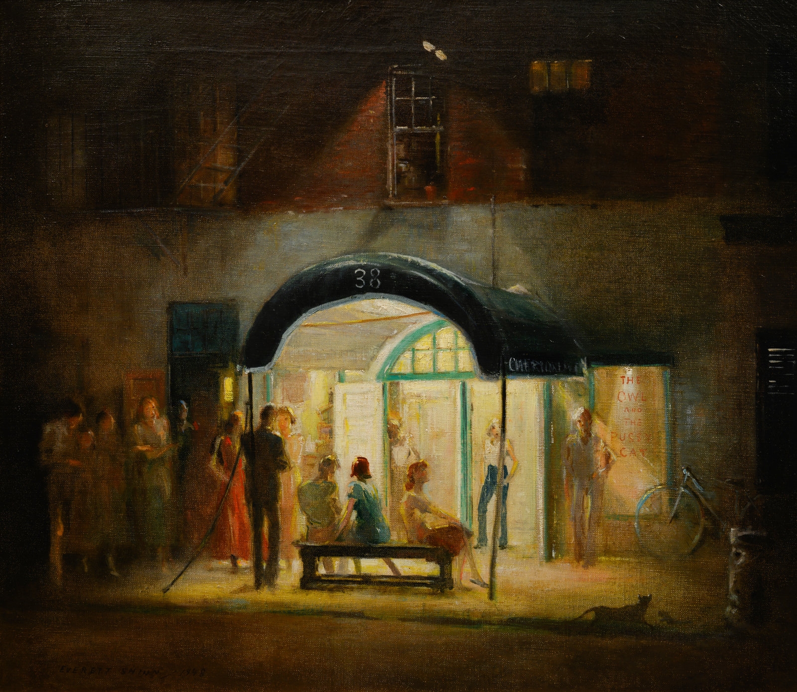 Everett Shinn | Stage Dance (1940) | MutualArt