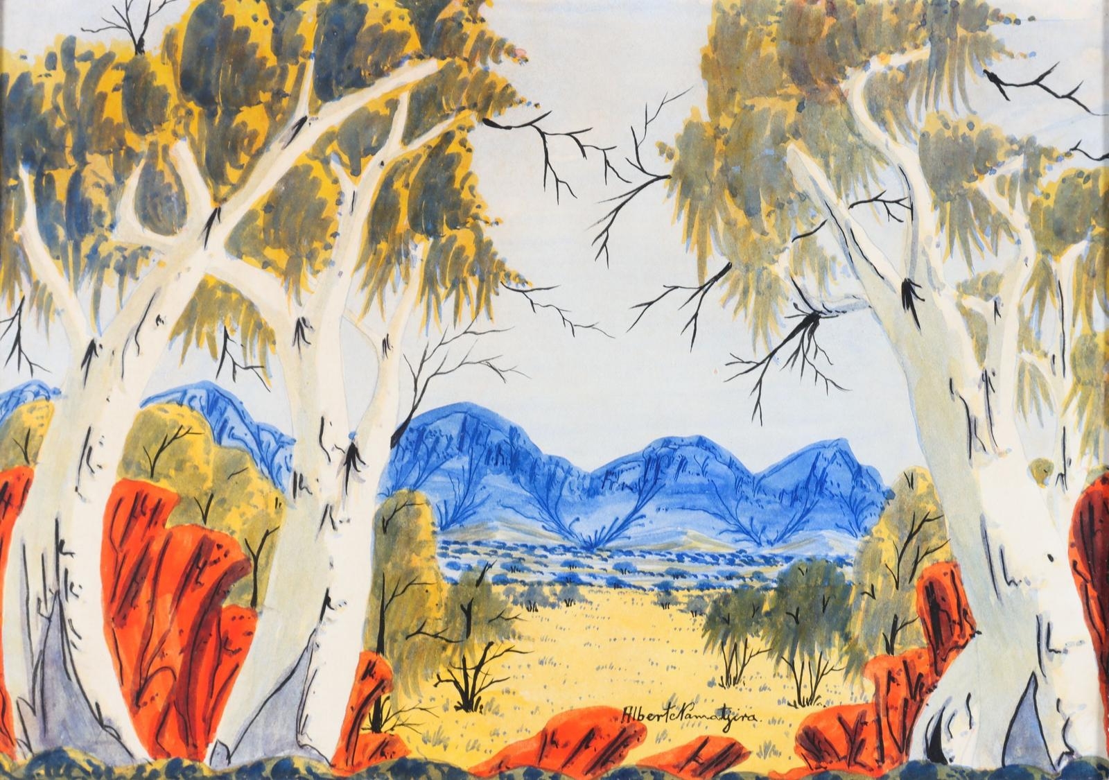 Albert Namatjira Jr. | Central Australian Landscape | MutualArt