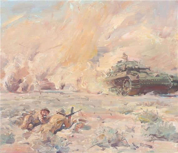William Alexander Dargie | 2/32nd Battalion Holding German Counter ...