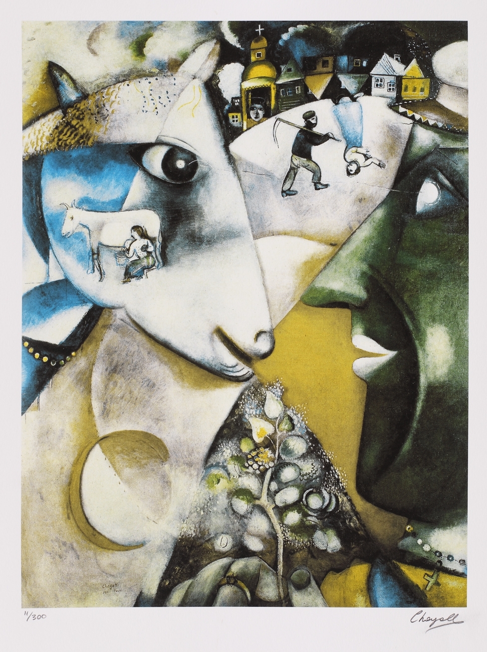 Marc Chagall | Cat in the Tree | MutualArt