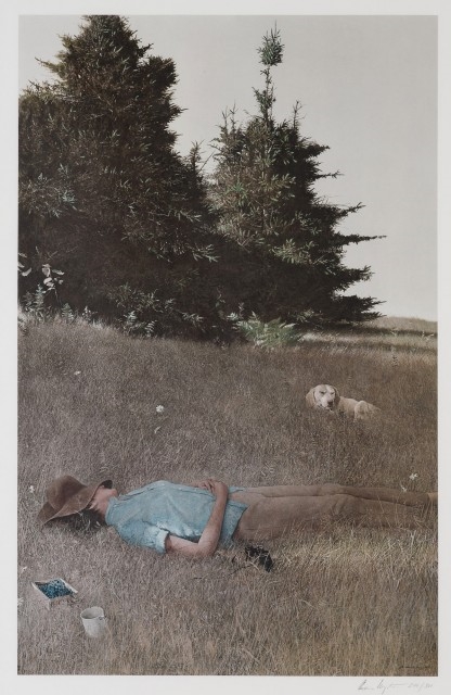 Andrew Wyeth | DISTANT THUNDER (1980) | MutualArt
