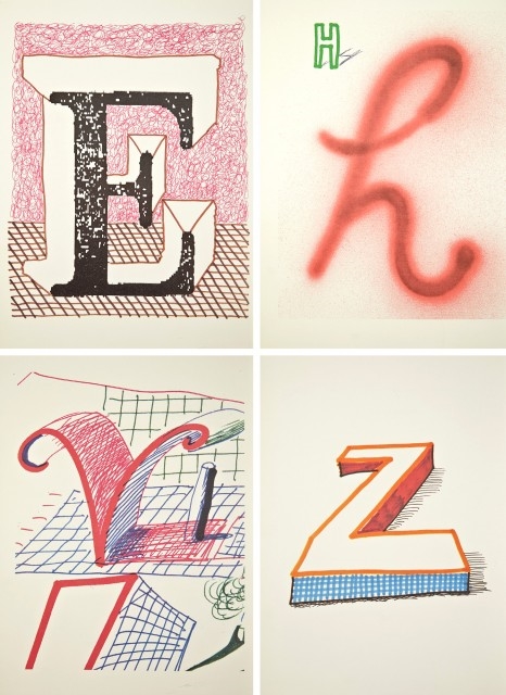 David Hockney | Alphabet Book (1991) | MutualArt